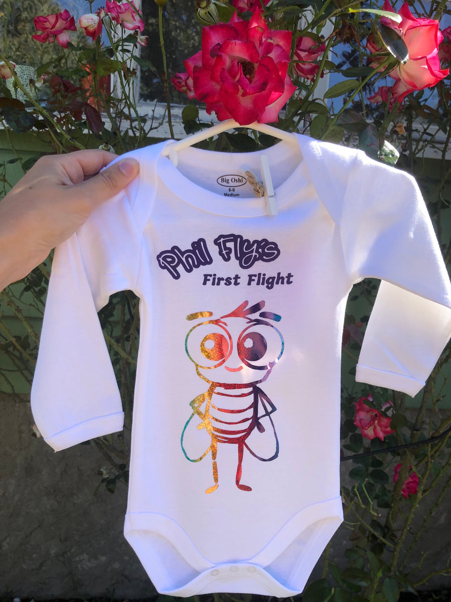 Phil Fly's First Flight Onesie